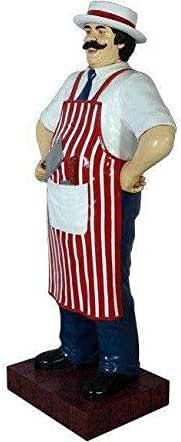 Amazon.com: LM Treasures Butcher Statue Life Size Display Prop: Home ...