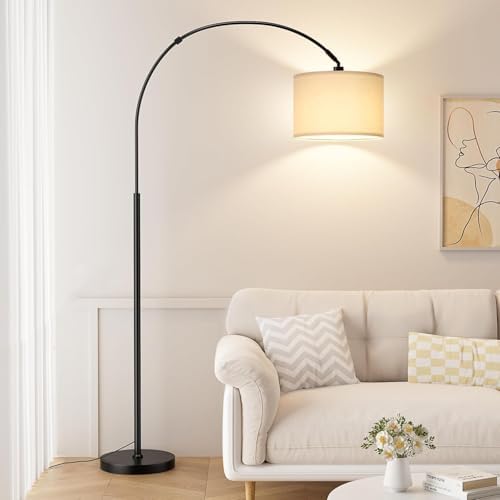 Bentifar Modern Dimmable Floor Lamp with Nordic Style,Adjustable ...