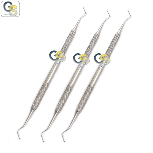 G.S DENTAL SPOON EXCAVATORS SET LARGE MEDIUM SMALL REMOVAL OF CARIOUS ...