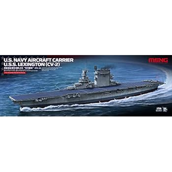 Amazon.com: 1:700 Uss Lexington Cv-2 Aircraft Carrier Model Kit: Toys ...