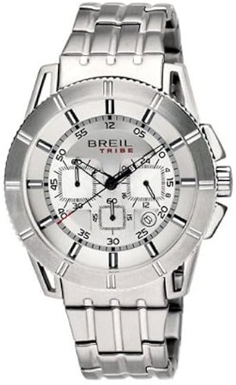 Breil Mens Watch TW0443 Stainless Steel Bracelet and Silver Dial ...