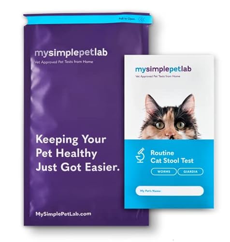 MySimplePetLab Routine Cat Stool Test Kit | Fast and Accurate Cat Worms ...