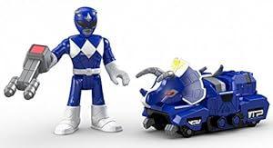 Amazon.com: Fisher-Price Imaginext Power Rangers Battle Armor Blue ...