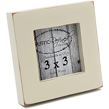 Amazon.com - Rustic and Refined Design 3x3 Solid Wood Made in USA ...