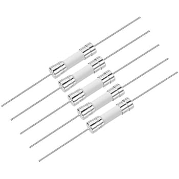Pack of 5, T4A250V, T4A 250V, T4 250V Axial, Ceramic Fuses 5x20mm (3/16 ...
