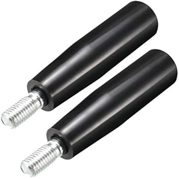uxcell 2 Pcs Revolving Handwheel Machine Handle M10 Male Threaded Stem ...