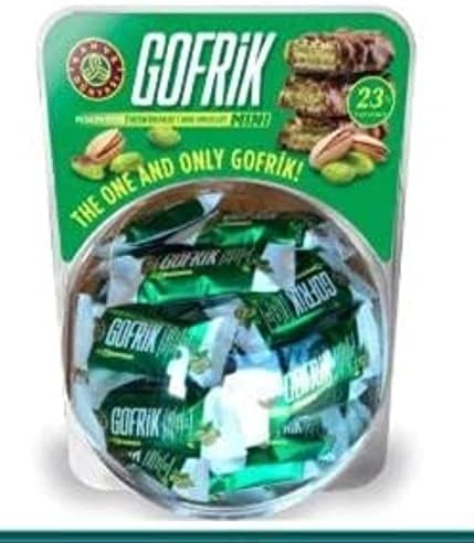 Gofrik Pistachio Mini Chocolate Bar 12.5 g, 12-Pack price in Saudi ...