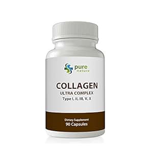 Amazon.com: PureNature Collagen Ultra Complex Types I, II, III, V & X ...