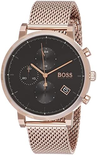 Hugo Boss Men's Integrity Quartz Watch with Analog Display and ...