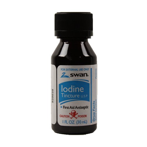 Swan Iodine Tincture U.S.P. - 1 fl oz (2 pack)