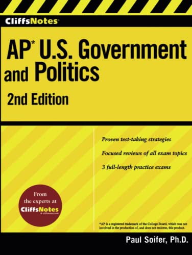 CliffsNotes AP U.S. Government and Politics 2nd Edition (Cliffs AP ...