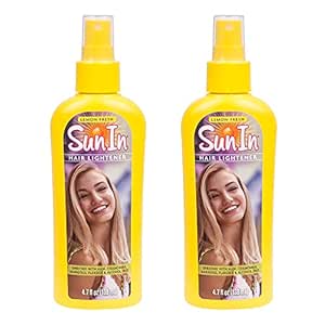 Amazon.com : Sun-in Hair Lightener Spray Lemon 4.7 Fl Oz (Pack of 2 ...