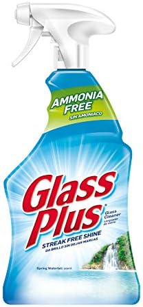 Glass Plus Glass Cleaner, 32 fl oz Bottle, Multi-Surface Glass Cleaner ...