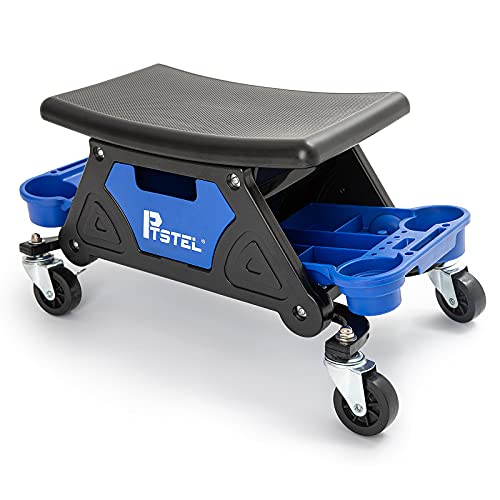PTSTEL Roller Mechanics Seat, Muti-Function Tool Stools, Heavy Duty ...