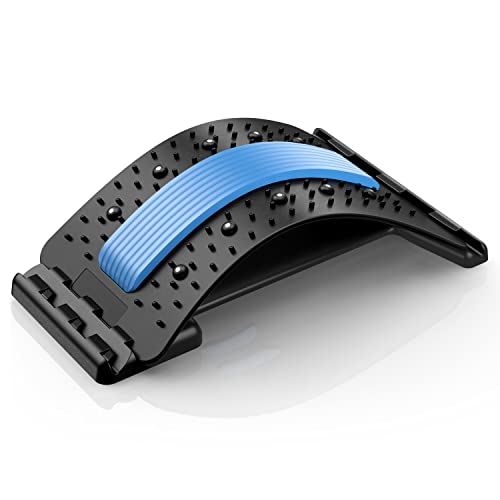 Back Stretcher for Low Back Pain Relief, Multi-Level Back Cracker with ...
