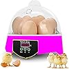 Egg Incubator, Eggs Fully Automatic & Digital Incubator for Hatching Poultry LED Humidity ...