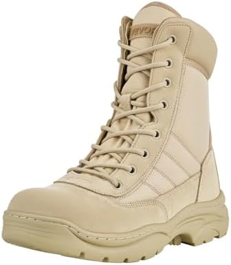 VEVOR mens Men's Military Tactical Boots, Sand-color, 9.5 price in UAE ...