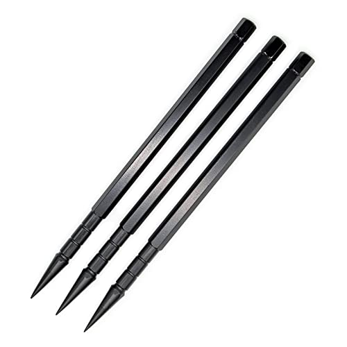 Black Judgement Throwing Knives Set of Three, Stainless Steel Flying ...