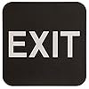 Exit - Black - White Sign in Kuwait | Whizz Store Signs