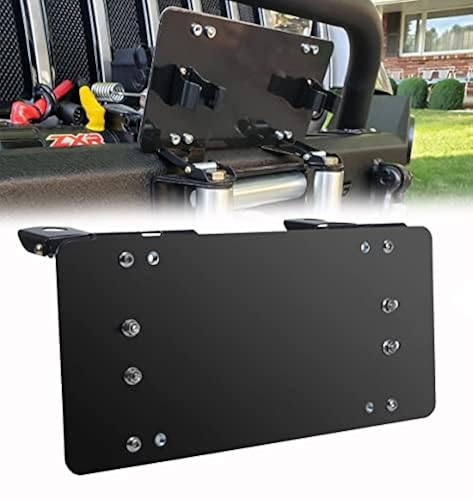Flip Up License Plate Mount Winch Roller Fairlead Mounting Bracket 8 3/ ...