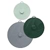Goodful Universal Silicone Lids for Pots and Pans, Heat Safe, Reusable ...