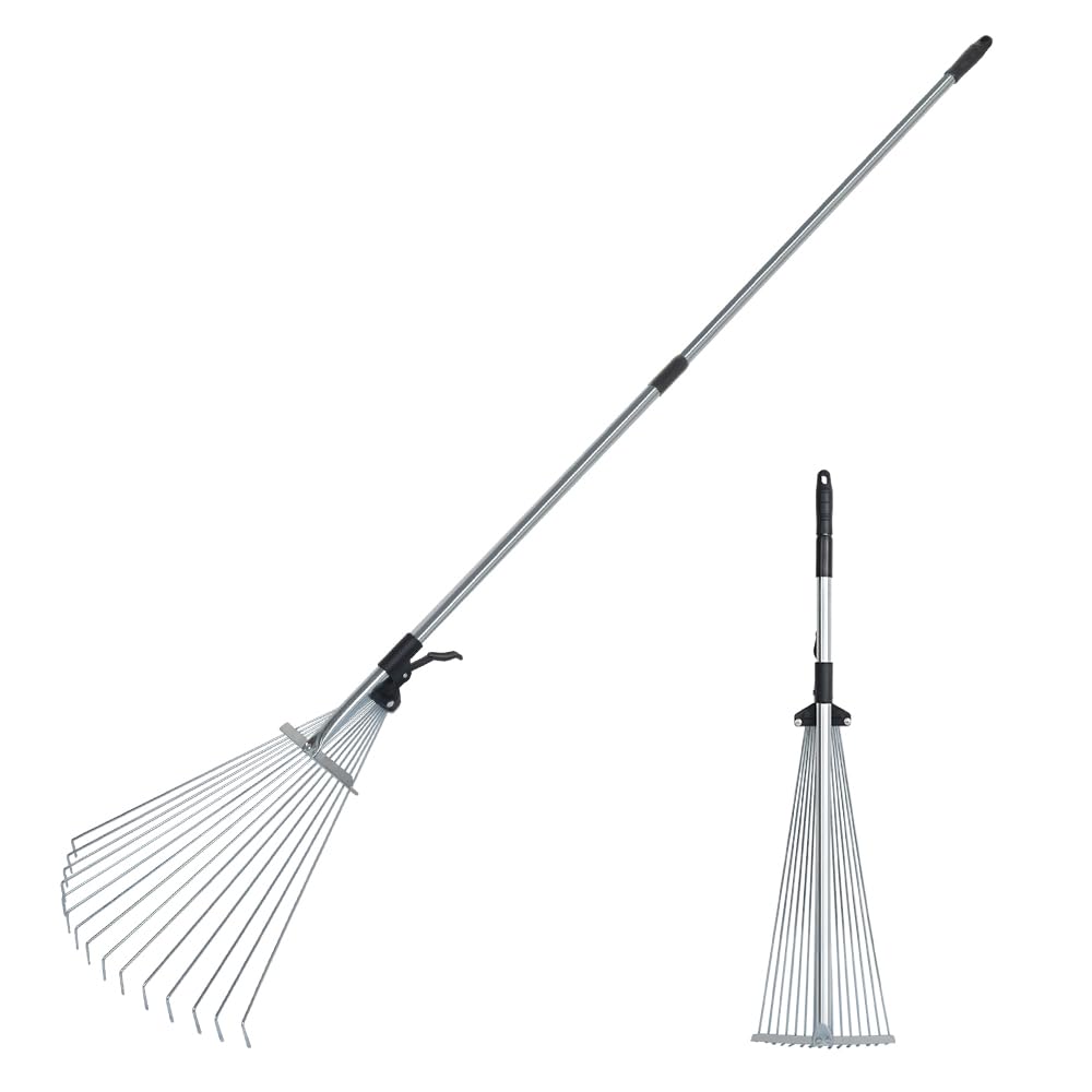 Leaf Rakes - Garden Leaf Rakes, Adjustable Metal Rakes and Yard Rakes ...