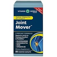 Amazon.com: Vitamin World Triple Strength Joint Mover with Vitamin D 80 ...