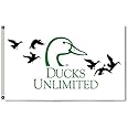 Amazon.com : Ducks Unlimited Flag Banner 3x5 Ft Outdoor/Indoor Home ...