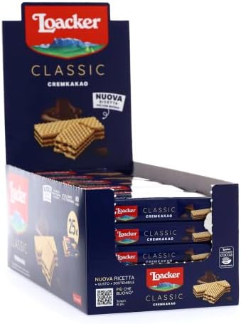 Loacker Cremkakao Choco Wafer, 25 X 45 g price in Saudi Arabia | Amazon ...