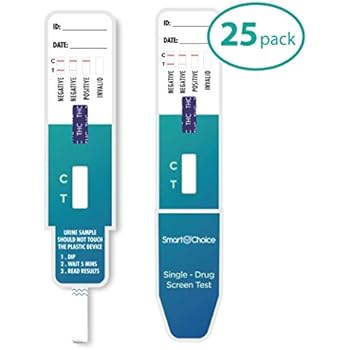 Amazon.com: Marijuana Drug Test Kit THC Urine Home Drug Testing (25 ...