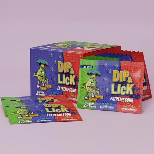 Sour Spot Dip-N-Lick Candy 360 g, 24-Pieces price in Saudi Arabia ...