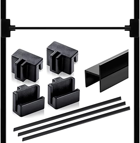 سعر 14 Pcs Hanging File Rail and Clip Set 1/2 Drawer Sides Black File ...