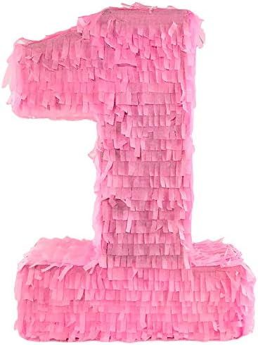 Number 1 Pinata Beautiful Decoration for Birthday Party Center Piece ...