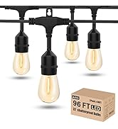 Amazon.com: Outdoor String Lights 200FT Edison Vintage Style String ...