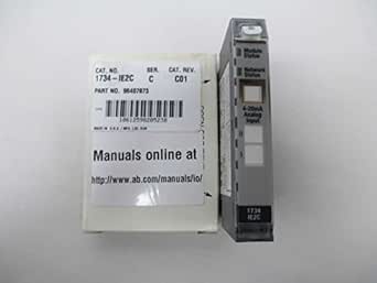 ALLEN BRADLEY 1734-IE2C POINT I/O ANALOG 2 CHANNEL INPUT MODULE C 24V ...