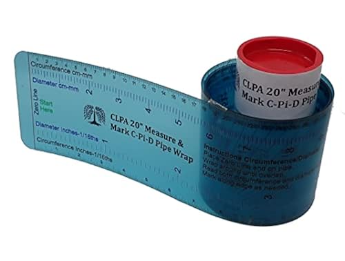 CLPA 20" Diameter Measure & Mark C-Pi-D Pipe Wrap - A Pipe Measure ...