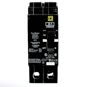 Square D EDB24030 EDB Type Circuit Breaker, 30-Amp, 2-Pole, 480Y/277V ...