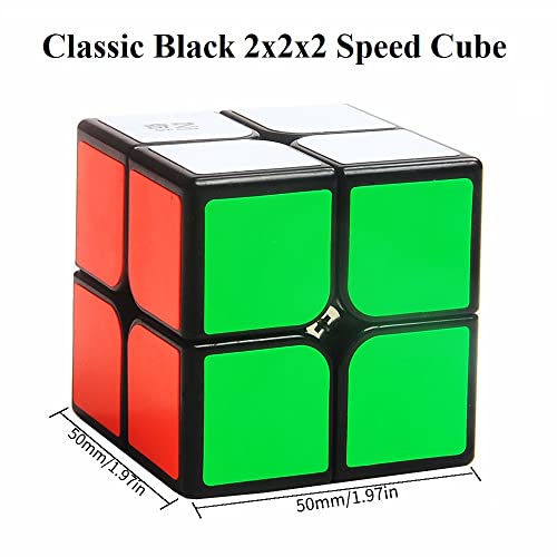 IRRDFO 2x2 Speed Cube, 2x2 Cube Puzzle Black | Pricepulse