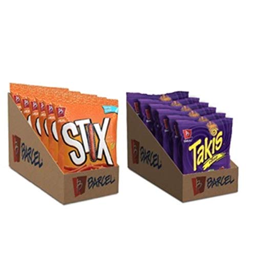 Barcel Takis Fuego Flavor (Hot Chili Pepper & Lime) and Stix Original ...