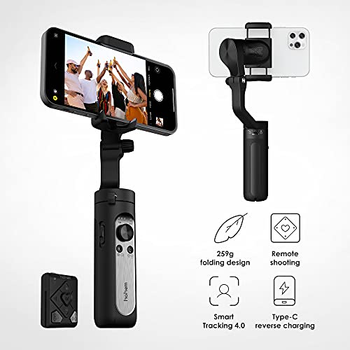 Hohem Gimbal Stabilizer for Smartphone, Upgrade Version 2021, 3 - Axis ...