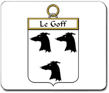 Amazon.com : Le Goff or Goff Family Crest Coat of Arms Mouse Pad ...