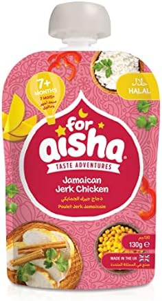 For Aisha 7+ months 130g pouches - Jamaican Jerk Chicken with Mango ...