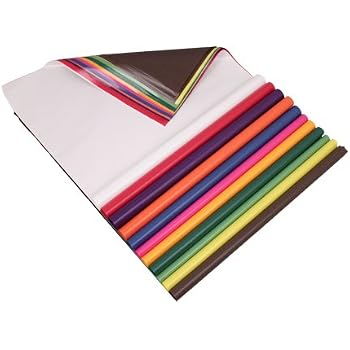 Amazon.com: Kite Paper, Assorted Colors, 100 Sheets, 19.5" X 27.5 ...