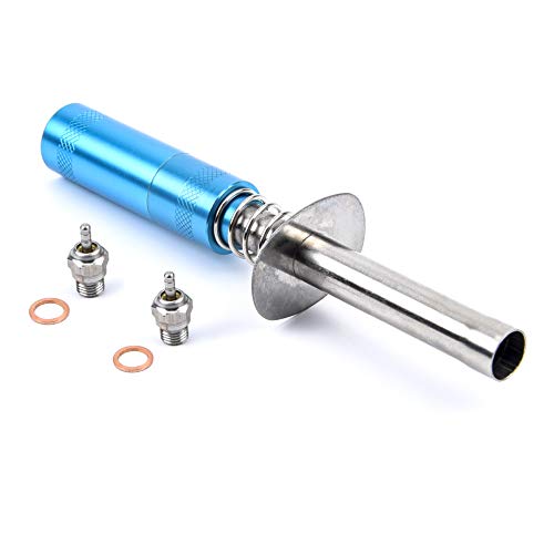 QueenHobby RC Igniter and N3 Hot Spark Glow Plug Plugs #3 SH Vertex OS Nitro Engine Parts for 1/ ...