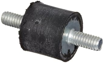 Rubber Vibration Dampening Mounts, #8-32 x .25"L Double Threaded Mounts ...