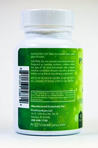 ProVision-M Eye Supplement - Enhanced AREDS 2 Formula Eye Vitamins ...