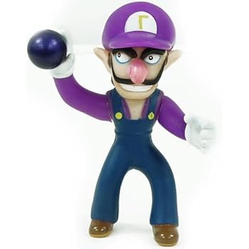 Amazon.com: Super Mario Mini Wario & Waluigi Figures Set: Toys & Games