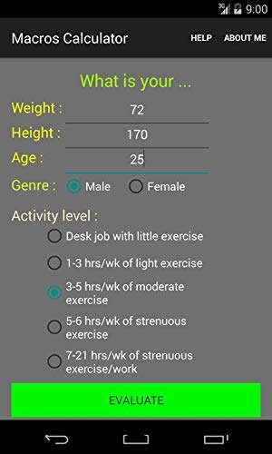 Macros Calculator:Amazon.com:Appstore for Android