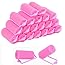 12pcs Light Pink Hair Styling Soft Foam Sponge Rollers Curlers ...