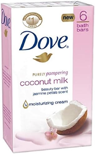 Unilever Dove Purely Pampering Beauty Bar, Coconut Milk with Jasmine ...